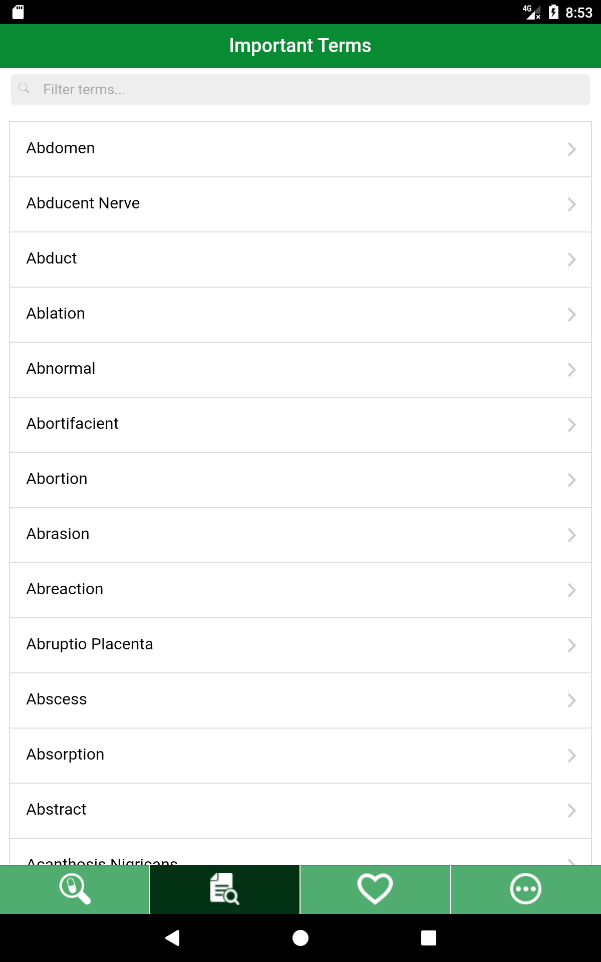 Advanced Medical Terminology - App on Amazon Appstore