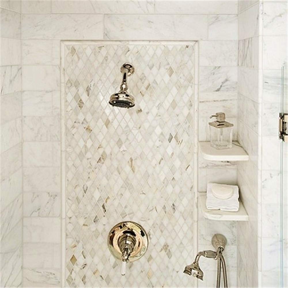 Calacatta Gold Marble Shower