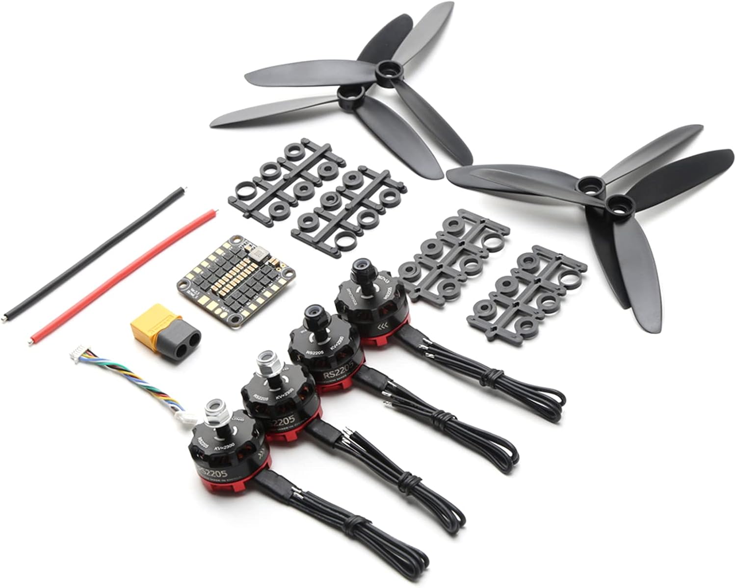 DOYING 2205 2300KV Brushless Motor with 30A BLHeli_S ESC 5045 Propeller ...