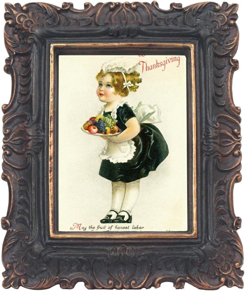 Amazon.com - PARAFAYER Vintage Mini Picture Frame 2.5x3.5 Inch, Antique ...