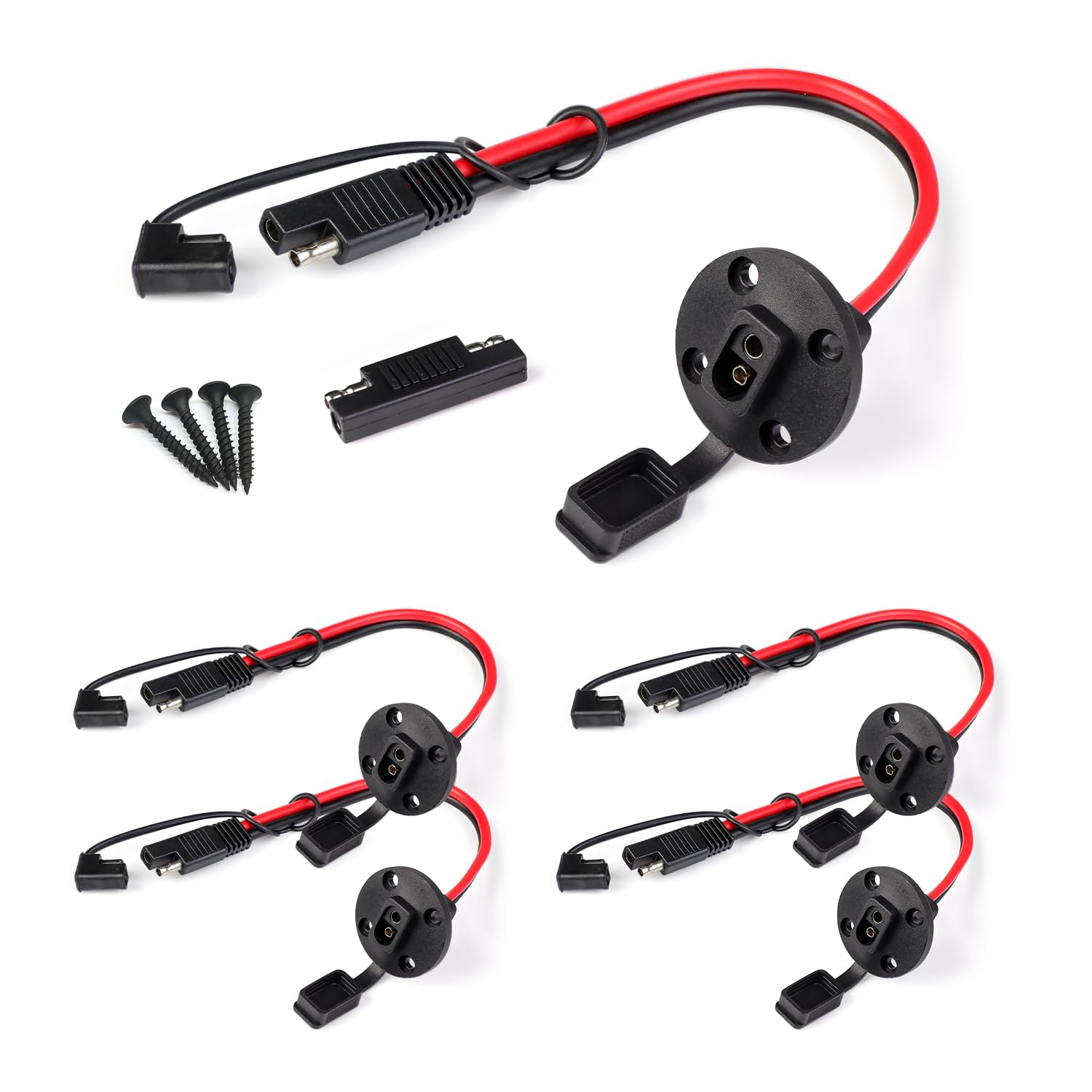 Amazon.com: TMH 1 FT - 10 AWG SAE Power Socket Sidewall Port Connector ...