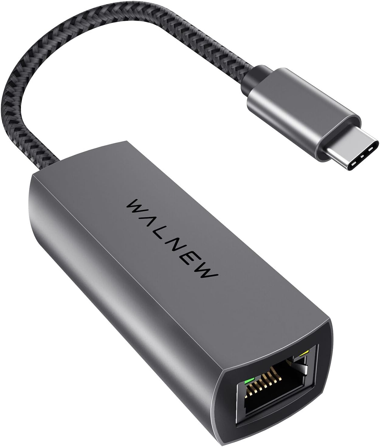 WALNEW Adaptateur Ethernet USB-C 2,5 Go, connecteur USB C vers RJ45 LAN, convertisseur de câble ...