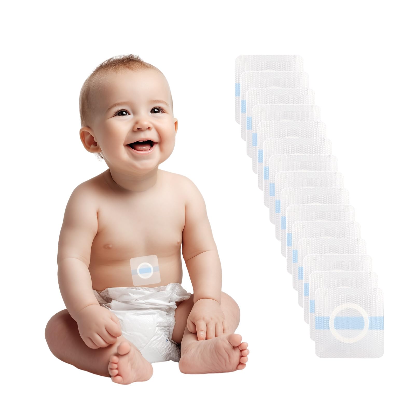 Snapklik.com : 15 Pack Baby Belly Navel Patches, Medical Umbilica ...