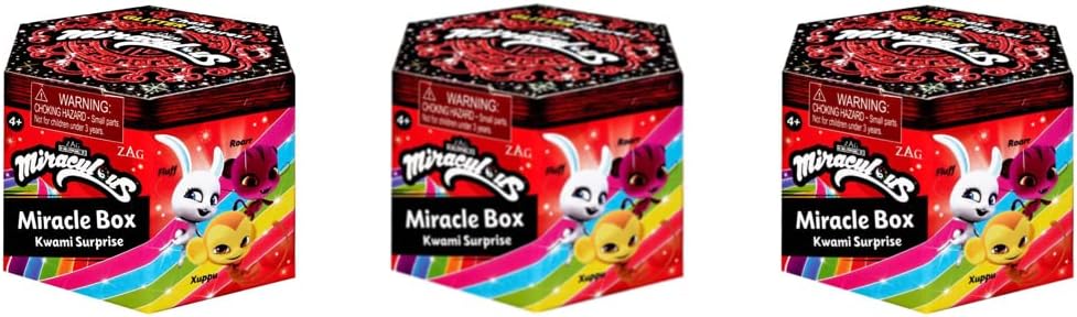 Miraculous Ladybug Miracle Box Kwami Surprise Series 2 Blind Box Mini ...