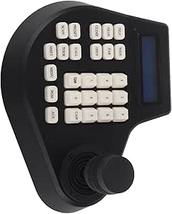 Amazon.co.jp: PTZ Camera Keyboard, 3D PTZ Camera Controller LCD for precise control security (US ...