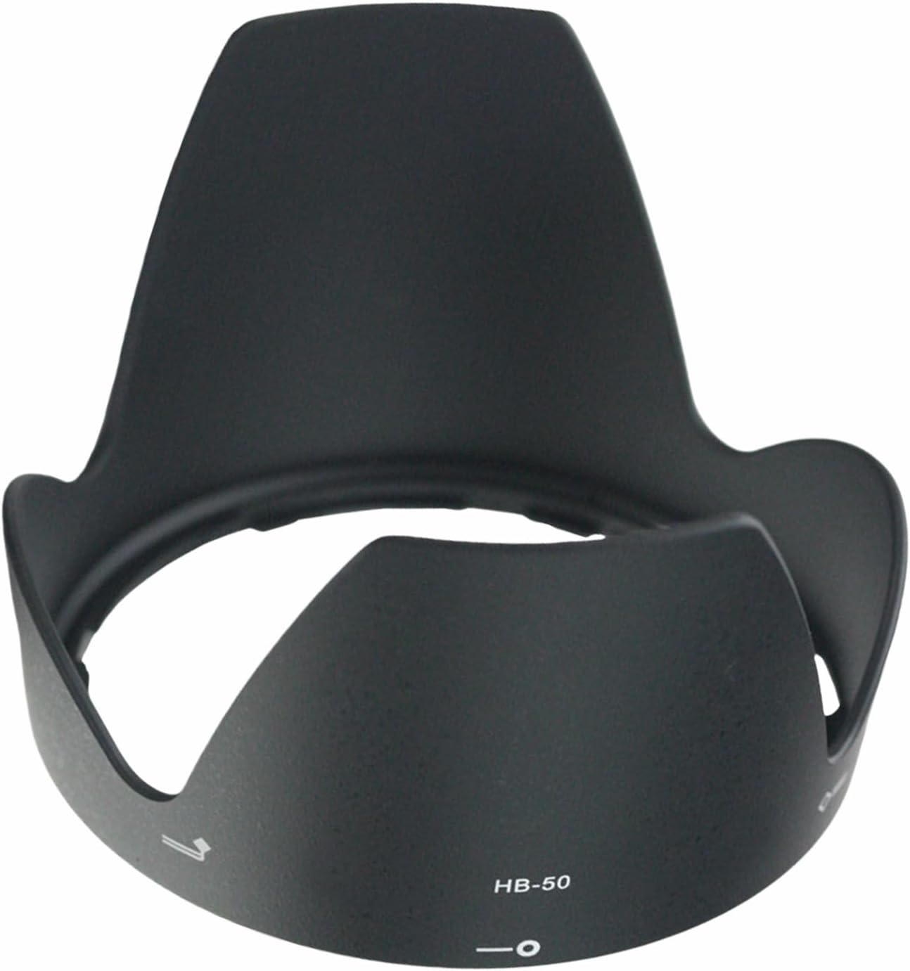 Amazon | レンズフードHB-50 ニコンHB-50との互換性あり ニコンFマウントレンズAF-S NIKKOR 28-300mm f/3.5-5.6G ED VR対応 非画像光・干渉光 ...