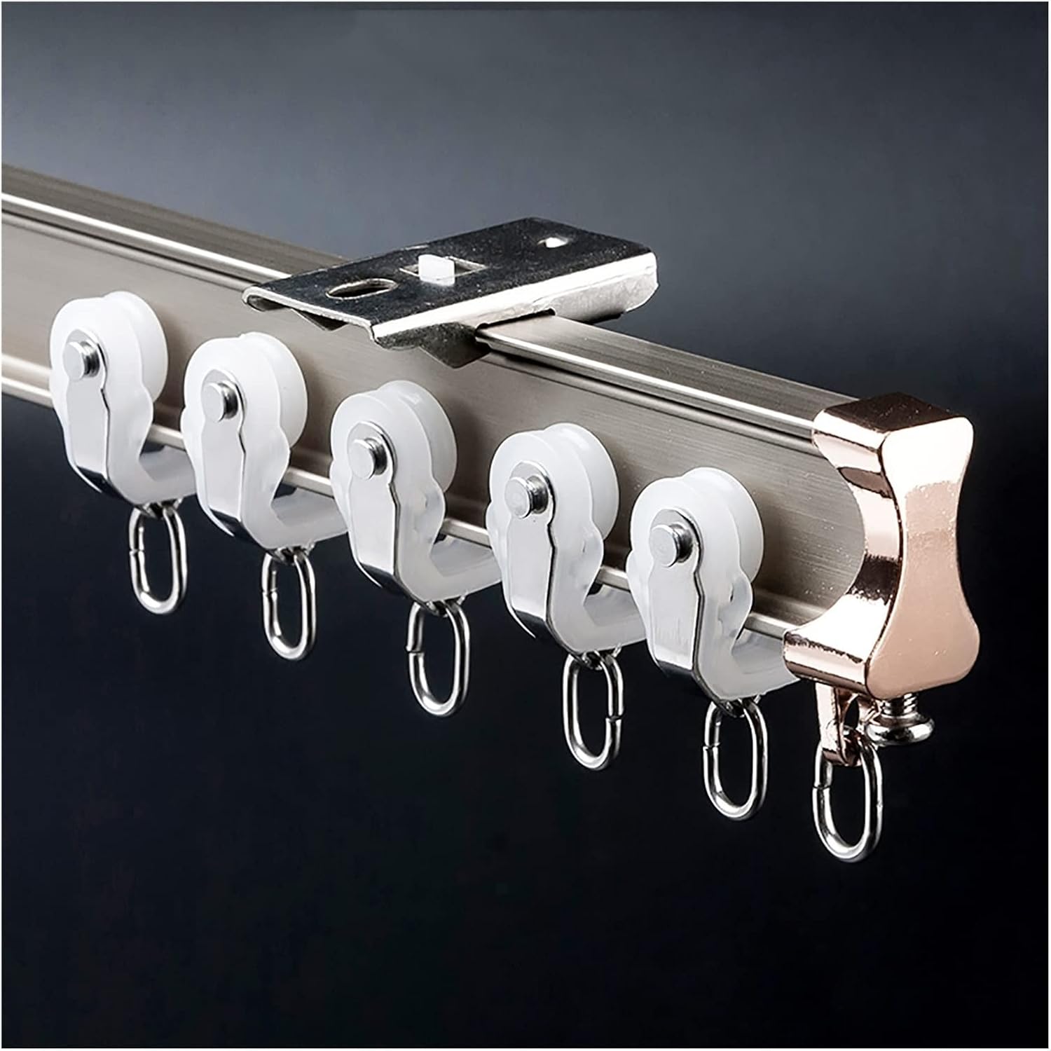 Amazon.com: Ceiling Curtain Track Hospital Curtain RV Curtain Flexible ...