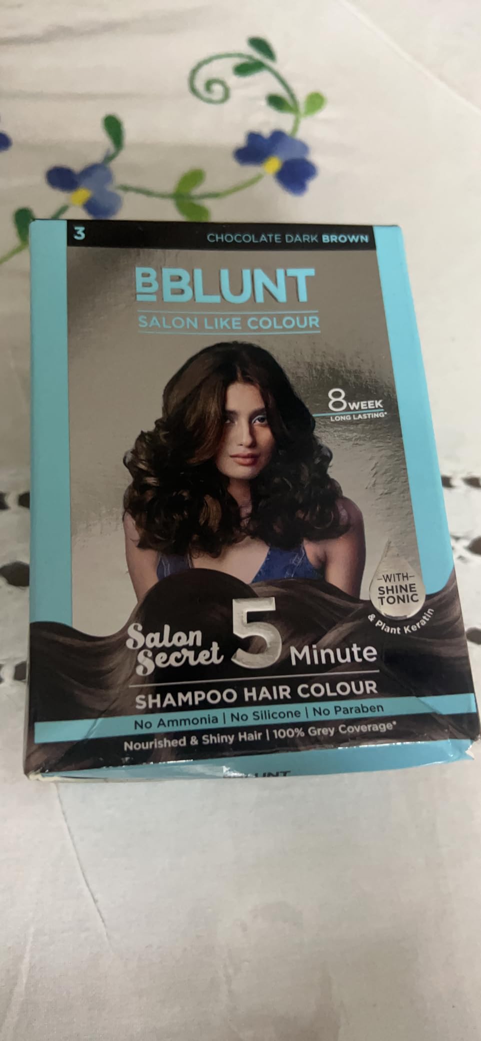 Buy BBLUNT Natural Black 5 Minute Shampoo Hair Colour for 100% Grey ...