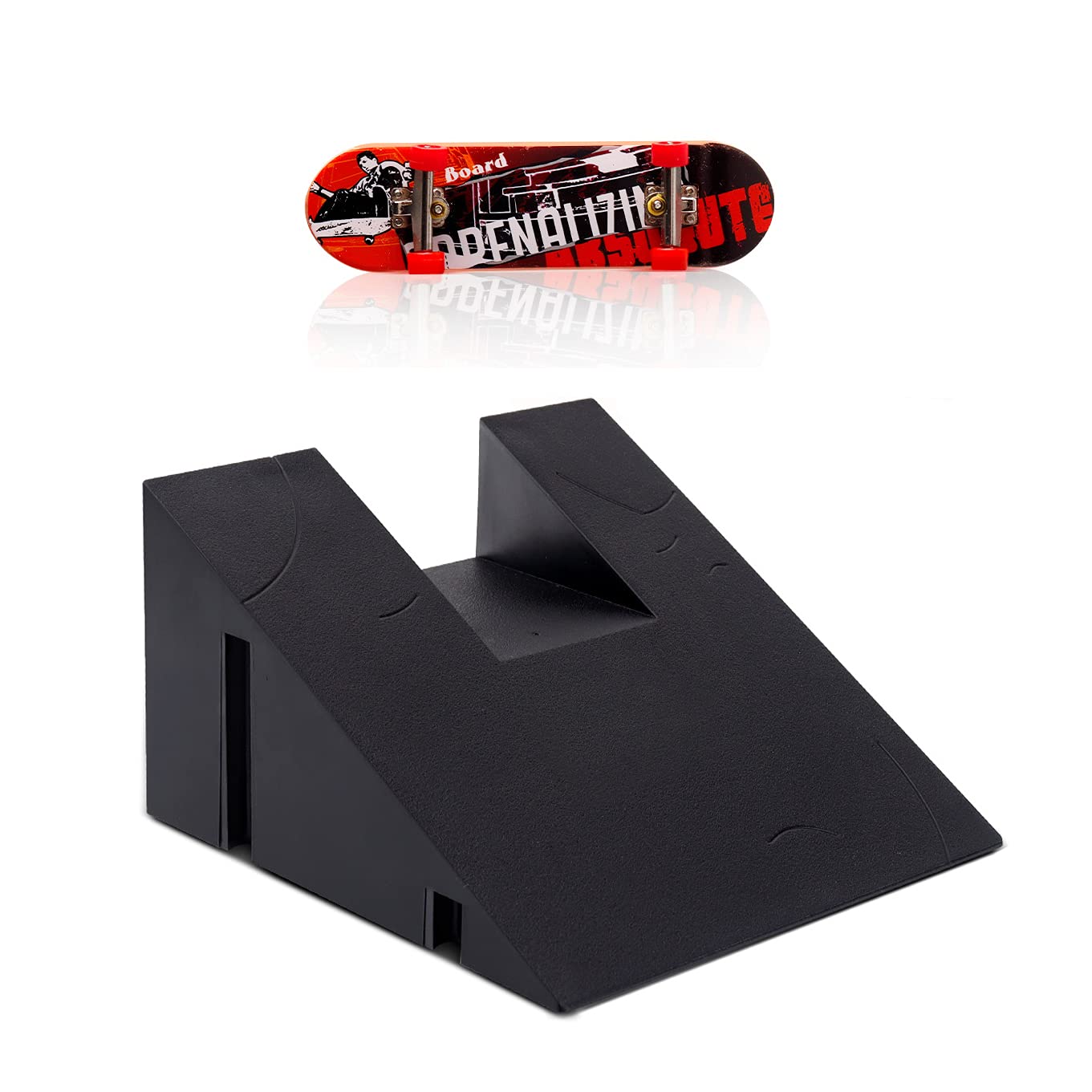 Ketiee Fingerboard Ramps Finger Skateboard Ramp Set Finger Skatepark ...
