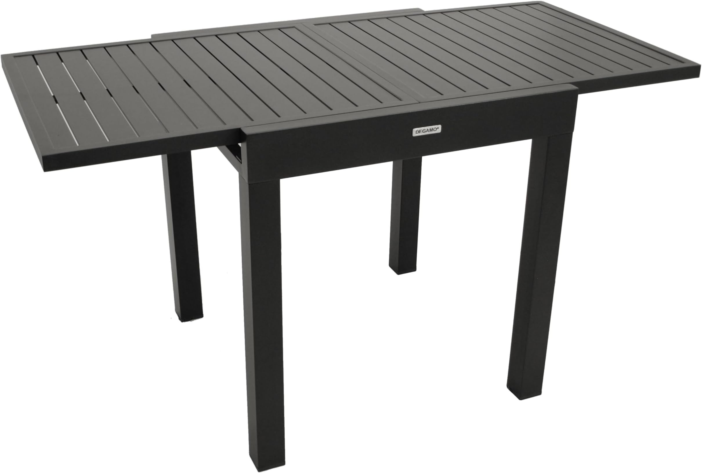 DEGAMO Balkontisch Ausziehtisch Alcudia 70/140x70cm, Aluminium ...