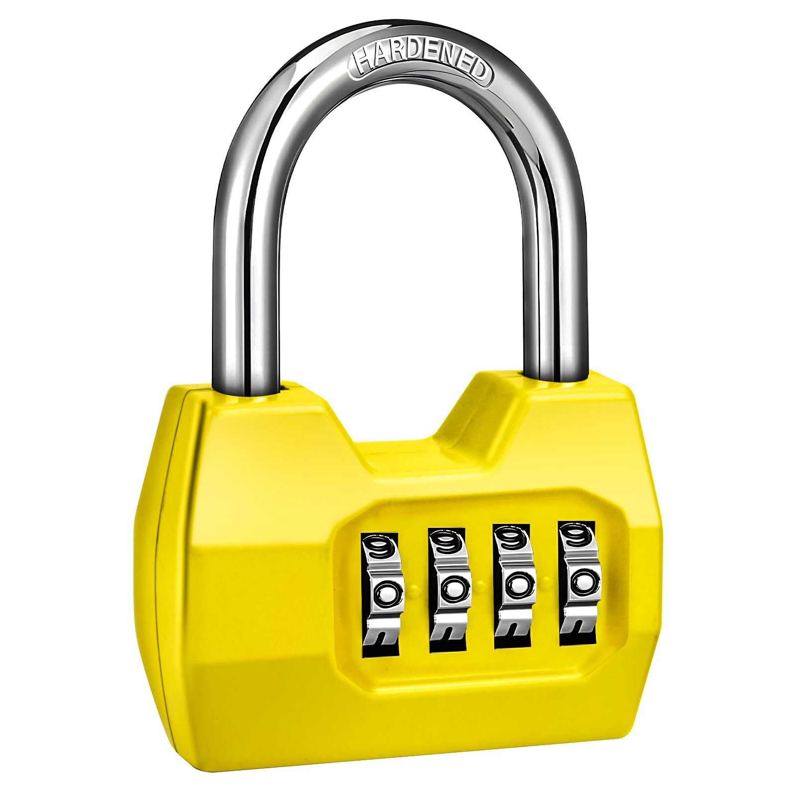 1 Pack disecu 4-Digit Combination Locker Lock, Wide Shackle Waterproof ...