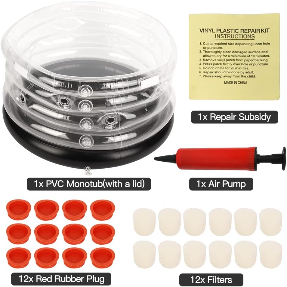 uyoyous Kit de cultivo de hongos, kit de monotub de hongos, kit de ...
