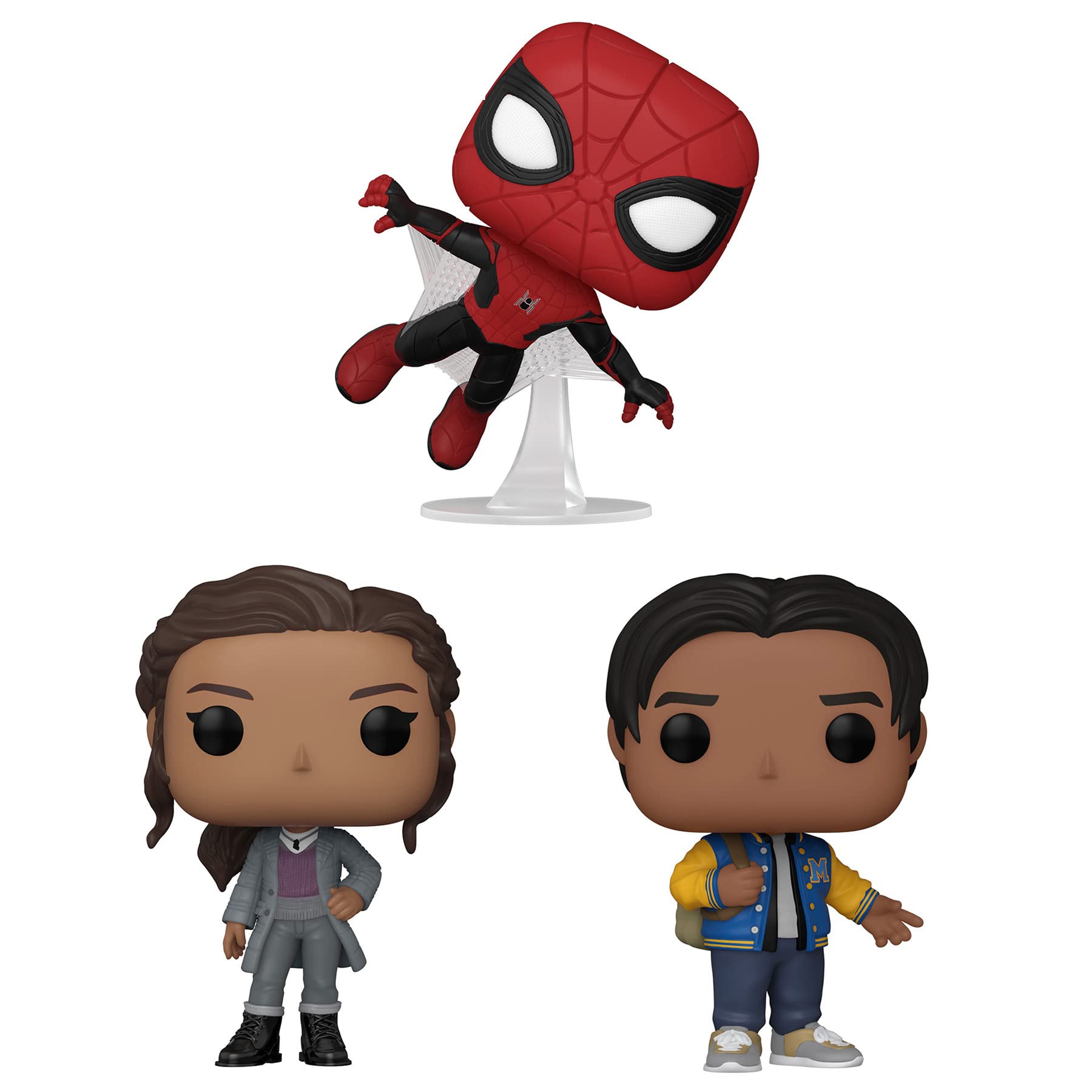 Buy Funko POP! Marvel Spider Man No Way Home Collectors Set - Ned, MJ ...