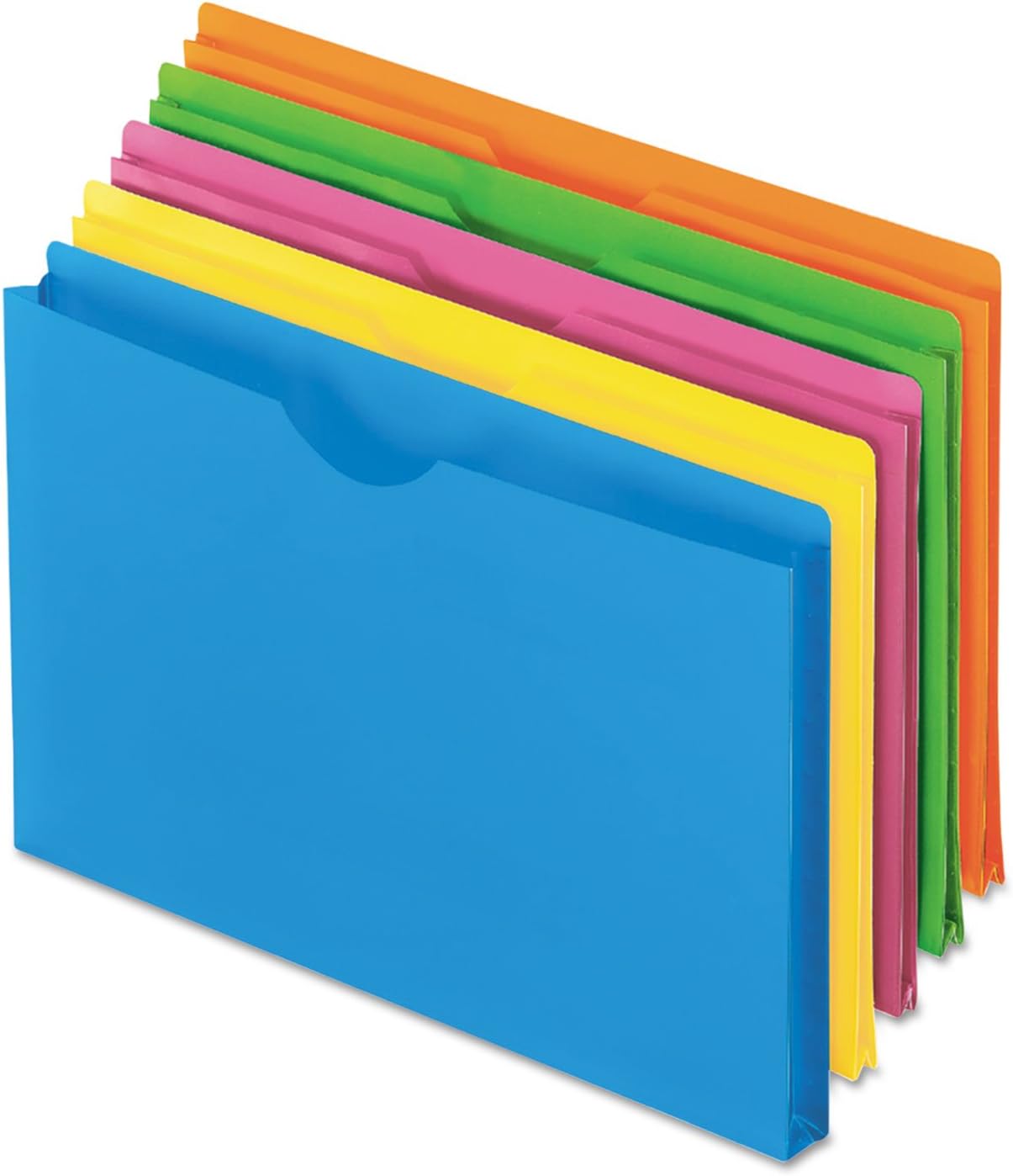 Amazon.com : Pendaflex Glow Poly File Jacket, Straight Tab, Letter Size ...