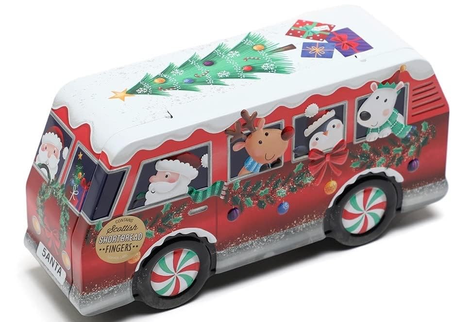 Christmas Shortbread Biscuits Gift Set 300g - Camper Van Shortbread ...