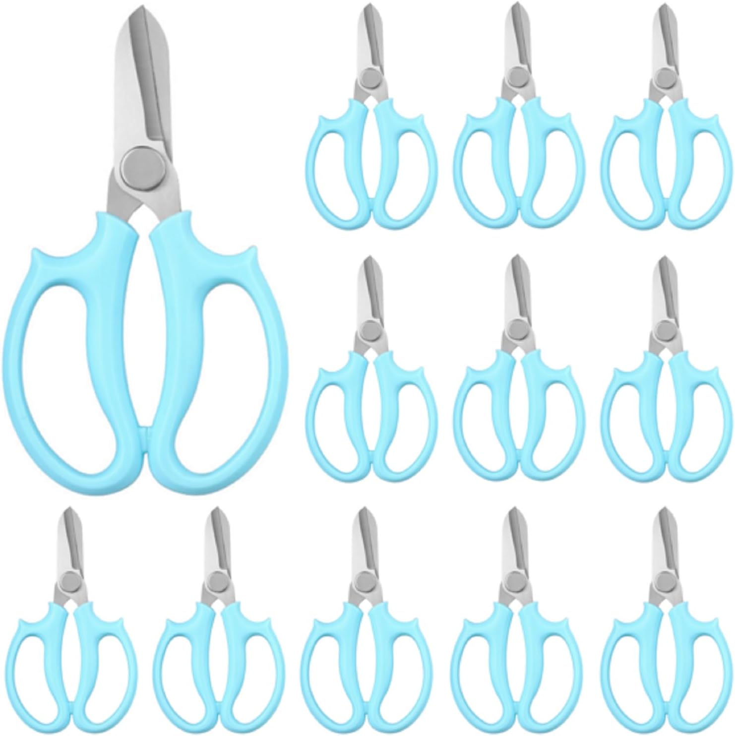 Amazon.com : Lasnten 12Pcs Garden Shears Flower Scissors Flower Cutters ...