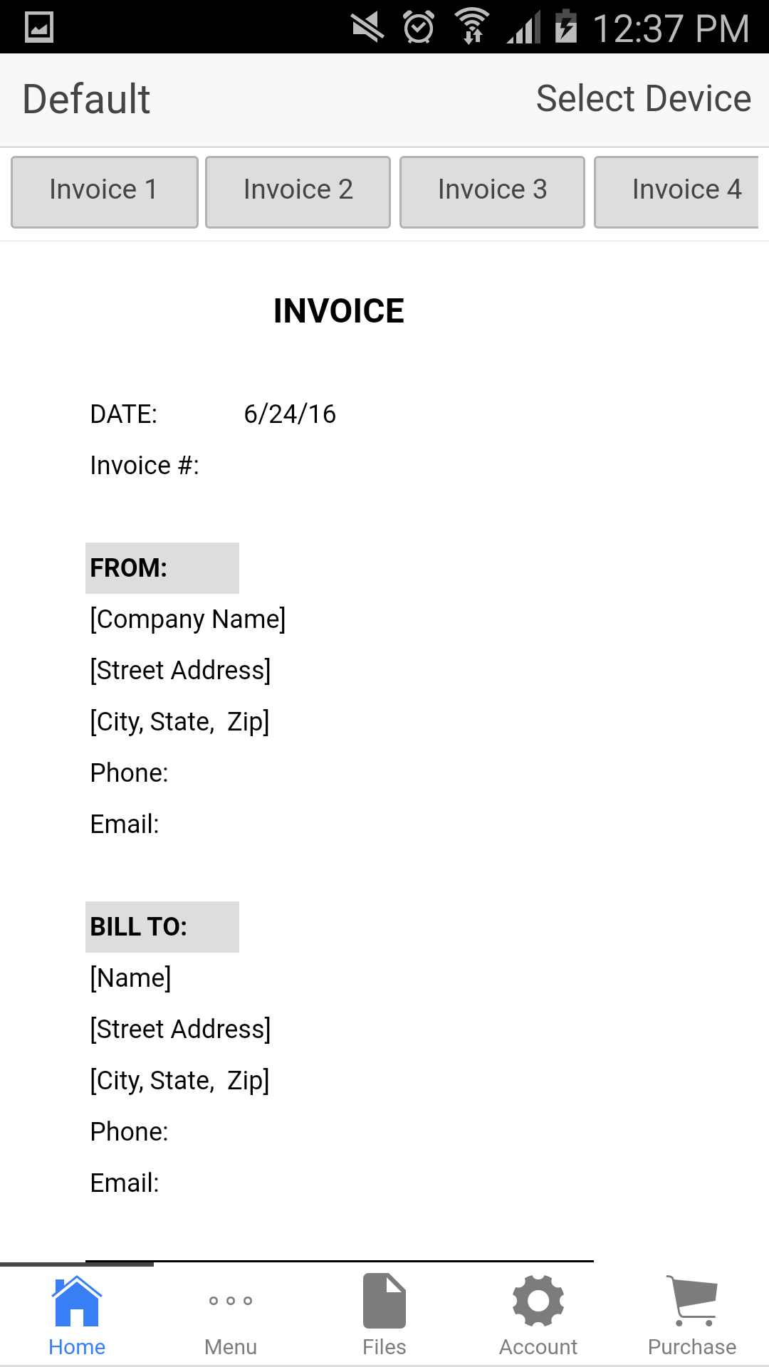 Retail Invoice:Amazon.com.br:Appstore for Android