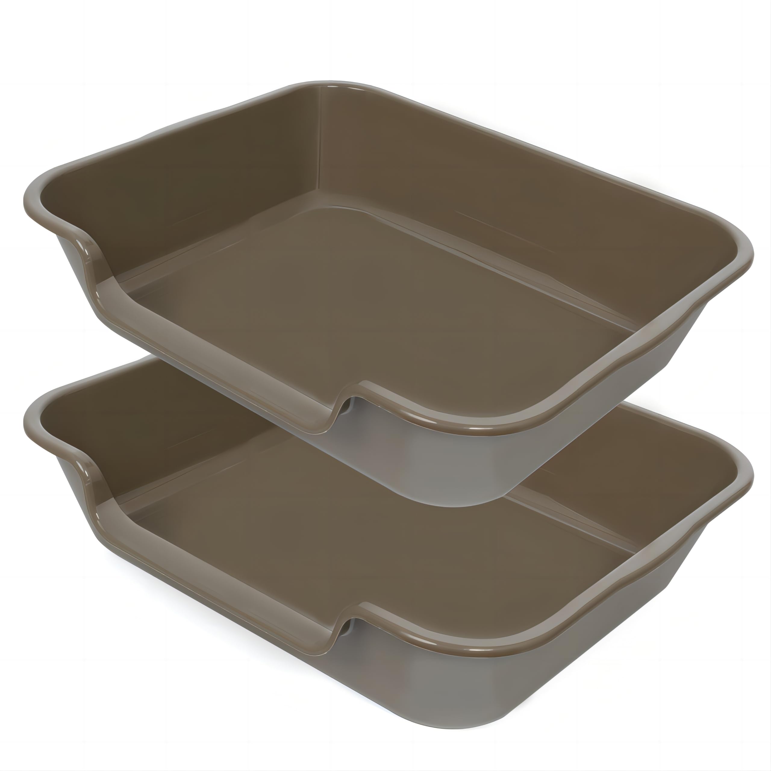 Amazon.com: Ying Tutu 2 Pack of Extra Large Cat Litter Box (ABS ...