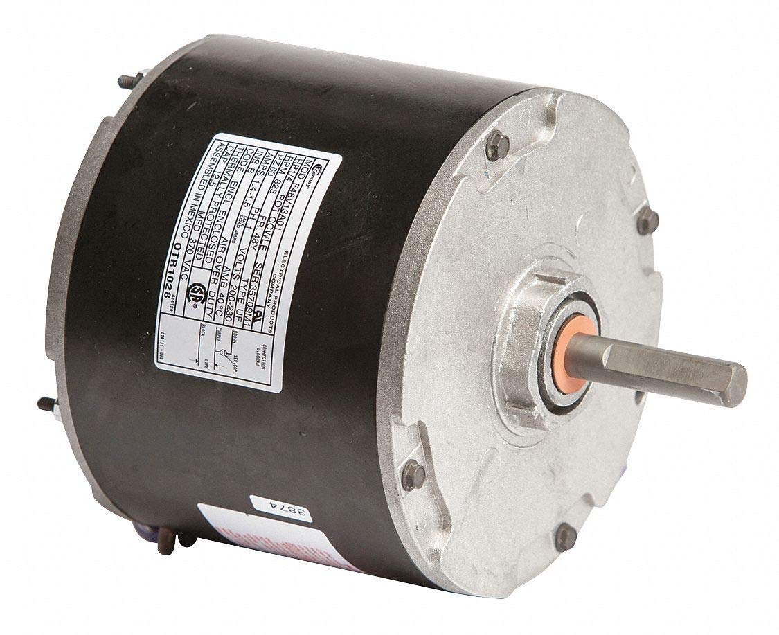 Buy Century Permanent Split Capacitor Condenser Fan Motor, 1/4 HP, 0 ...