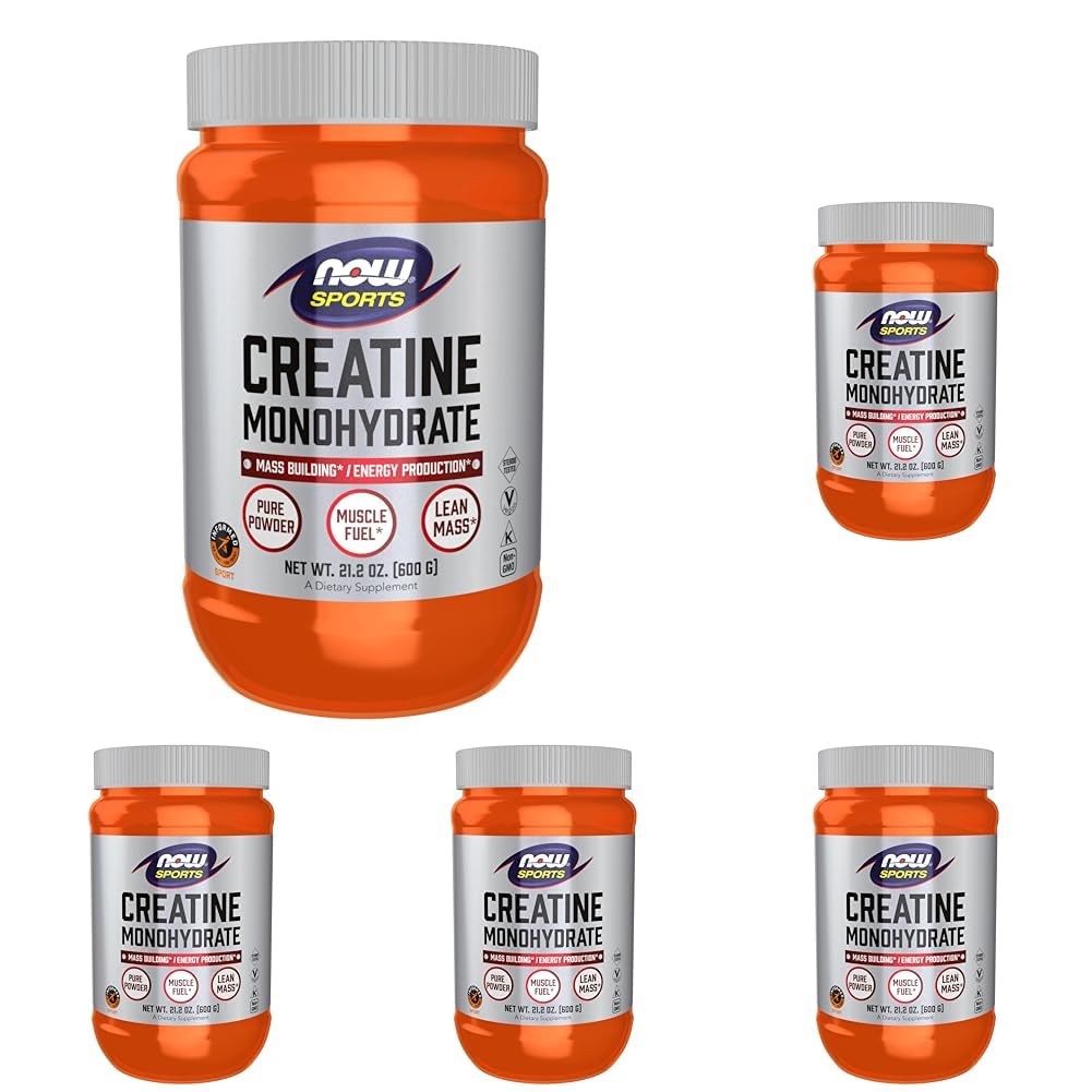Snapklik.com : NOW Sports Nutrition, Creatine Monohydrate Powder, Mass ...
