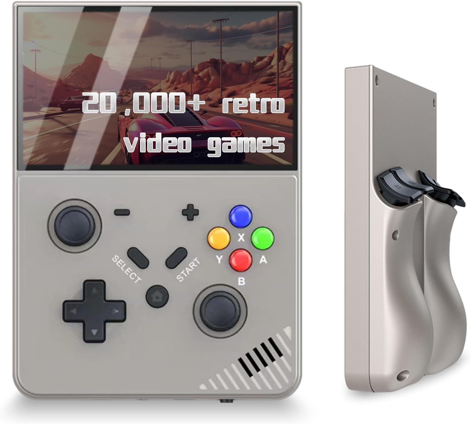 Amazon.com: SAMIQU R43 Pro Handheld Game Console – 4.3"" IPS Screen Linux EmuELEC System Retro ...