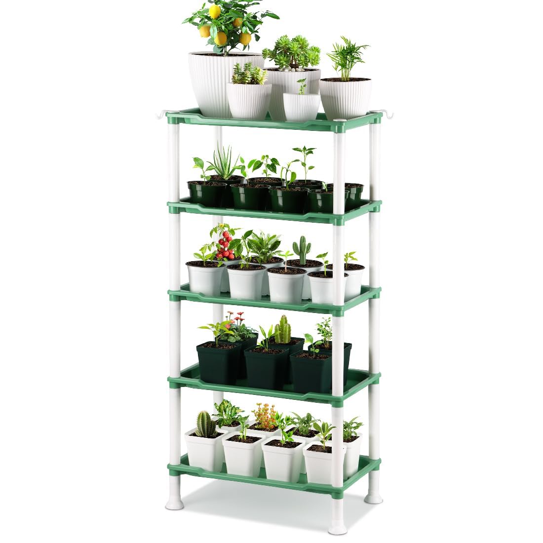 Amazon.com : RooTrimmer 5-Tier Seed Stand with 5 Trays, Seed Starting ...