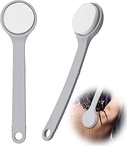 Back Lotion Applicator - 2 Pcs Back Lotion Applicator with Handle, Long ...