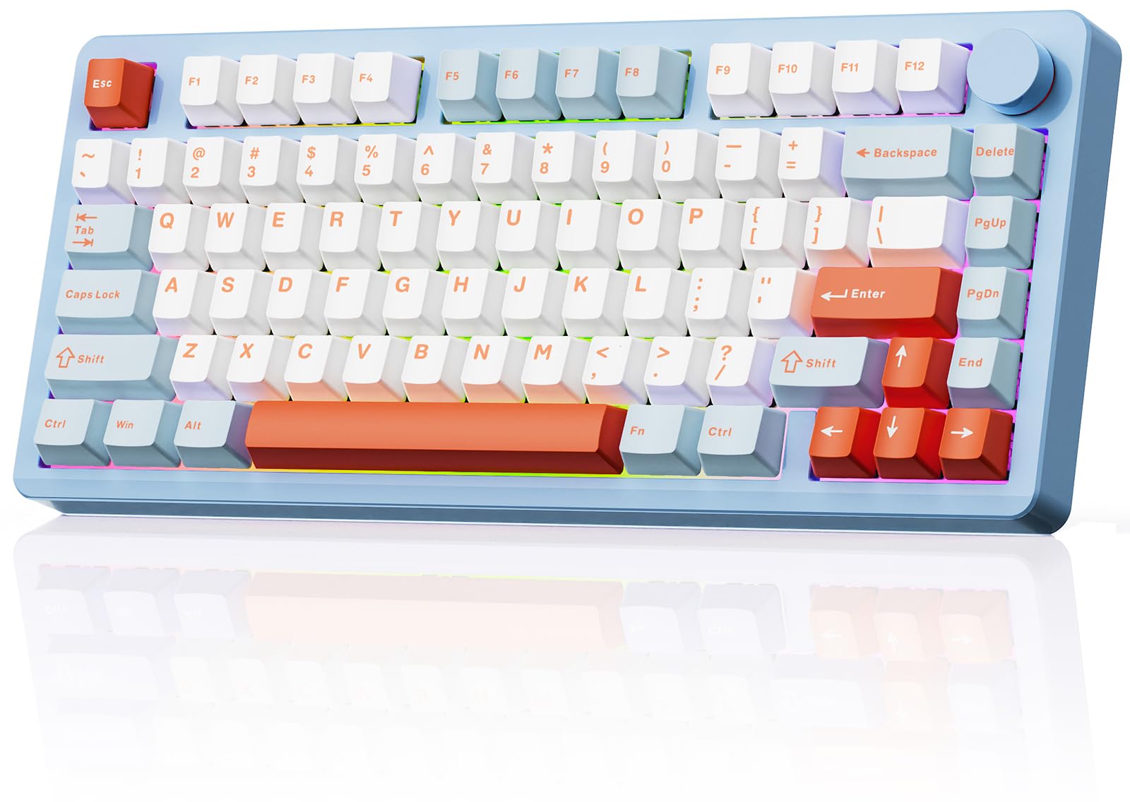 Amazon.com: LEOBOG Hi8SE Gaming Keyboard, Tri-Mode Bluetooth/2.4GHz/USB ...