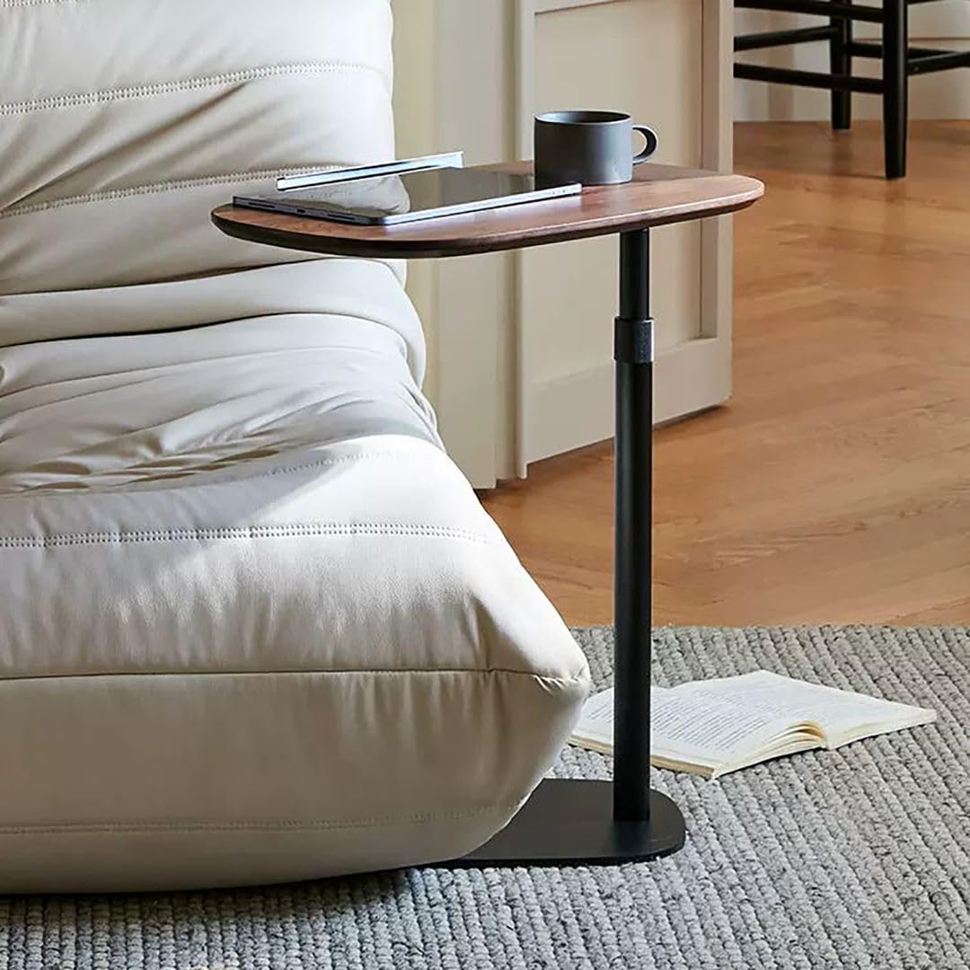Amazon.com: YLACMALS Modern Minimalist C-Shaped Side Table, Wooden Sofa ...