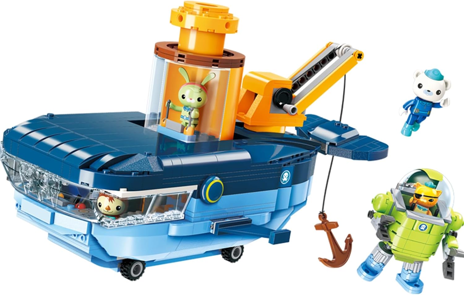 Amazon.com: LITTLE FROGGY Building Block Toys The Octonauts GUP-C Minifigures Creative Playset ...