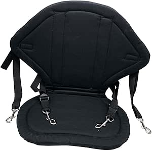 Amazon.com: rockible Deluxe Padded Kayak Boat Seat Fishing Boat Back Rest Support : Sports ...