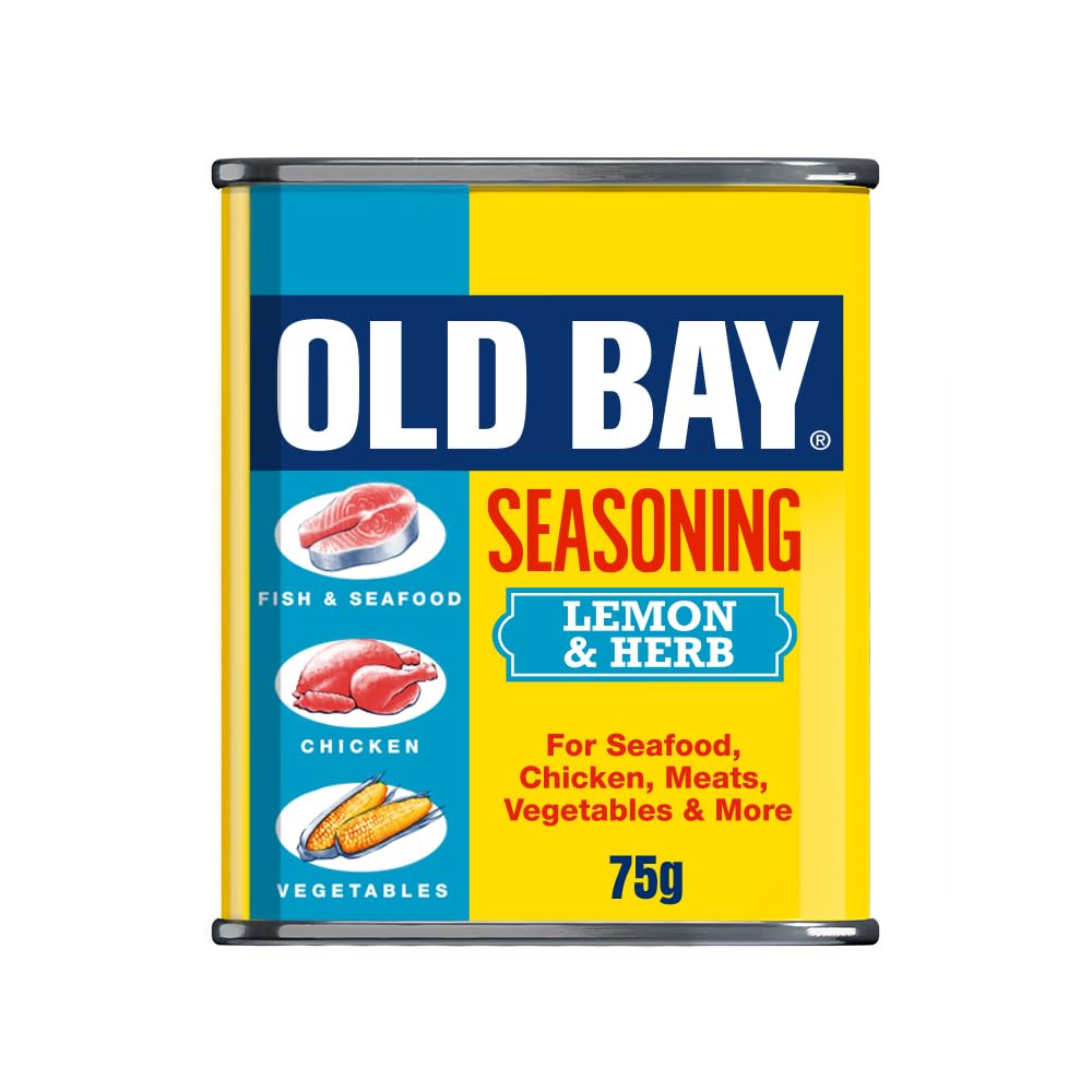 Old Bay Lemon and Herb Seasoning 75 G, Flavourful Taste, Blend of 14 ...