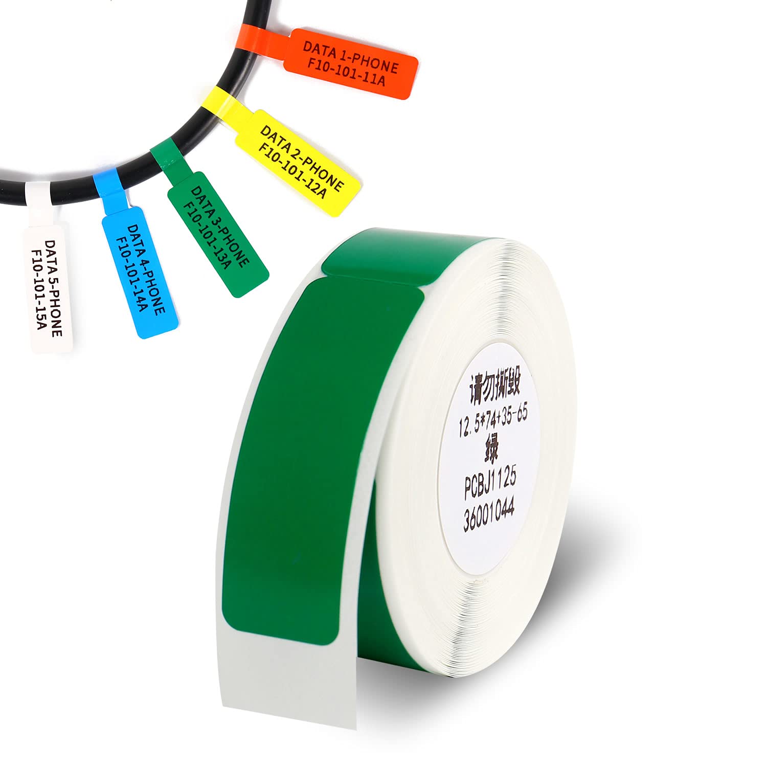 Snapklik.com : Cable Labels Colorful Waterproof Wire Cord Labels Tags ...