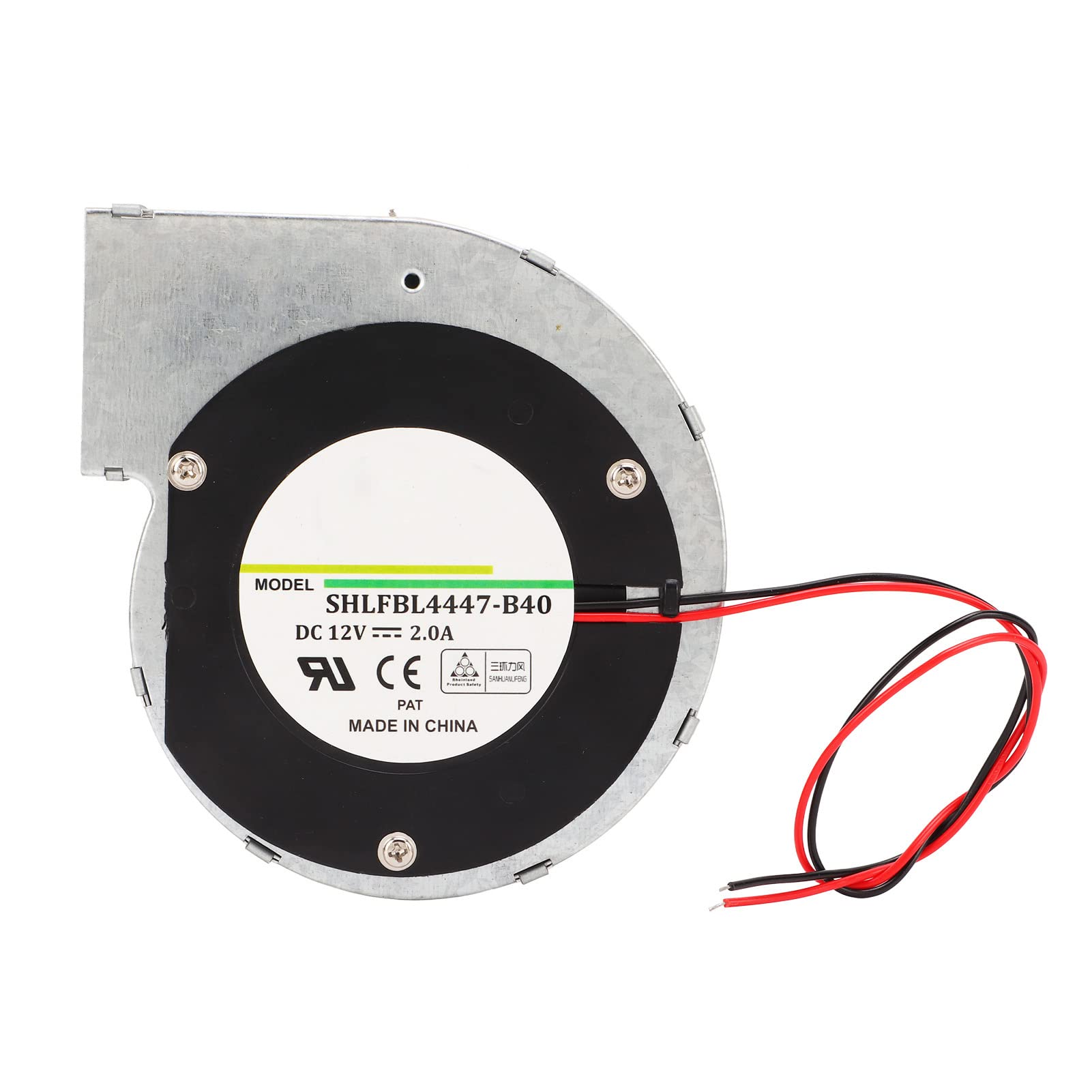 Amazon.com: Brushless 12V DC Blower Fan, Dual Ball Cooling Blower Fan ...