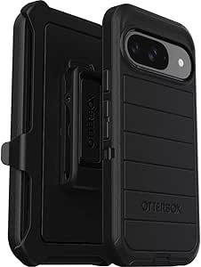 Amazon.com: OtterBox Google Pixel 9 & Pixel 9 Pro (Only) - Defender Series Case - Black - Rugged ...