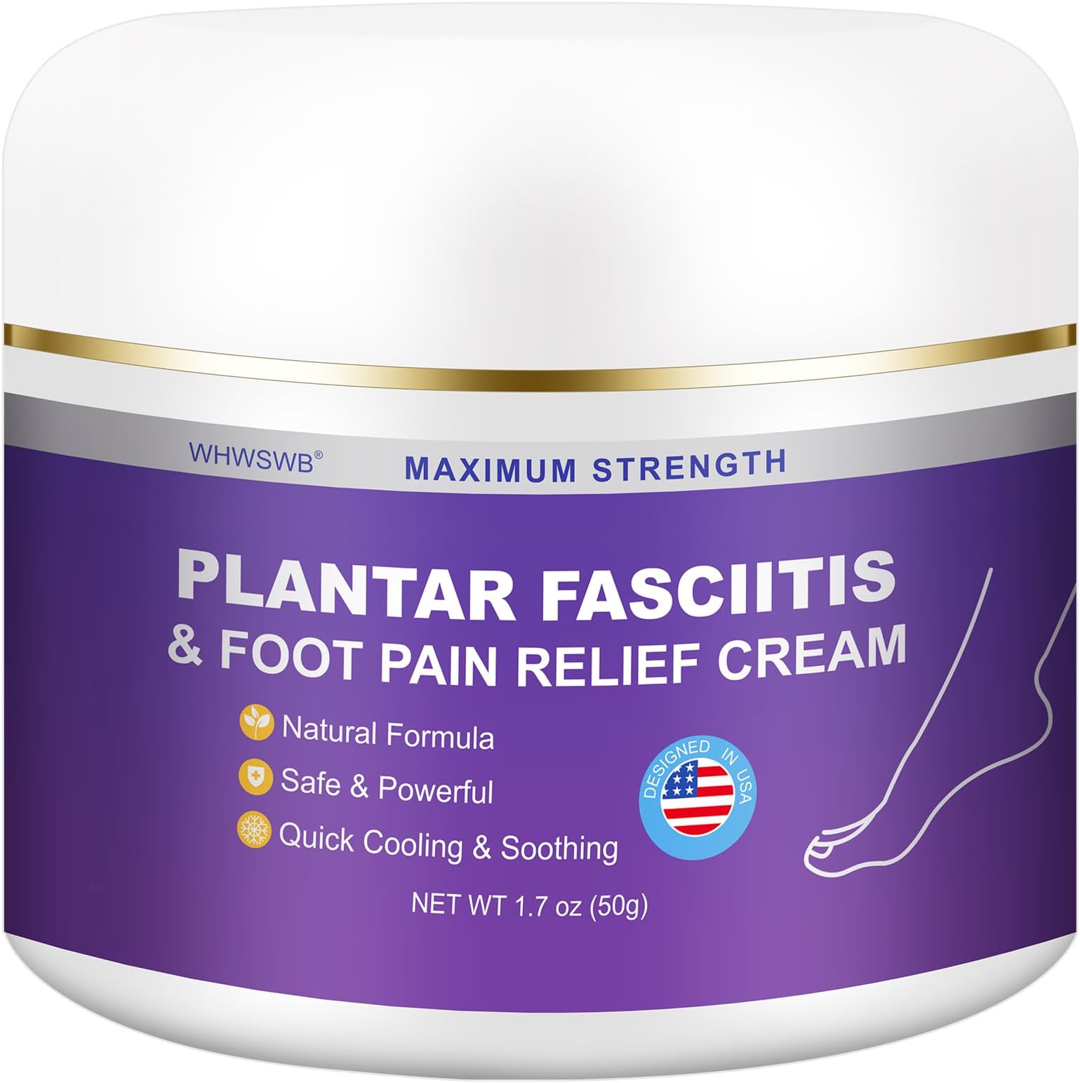 Amazon.com: WHWSWB Plantar Fasciitis Relief Cream Heel Relief Cream for ...