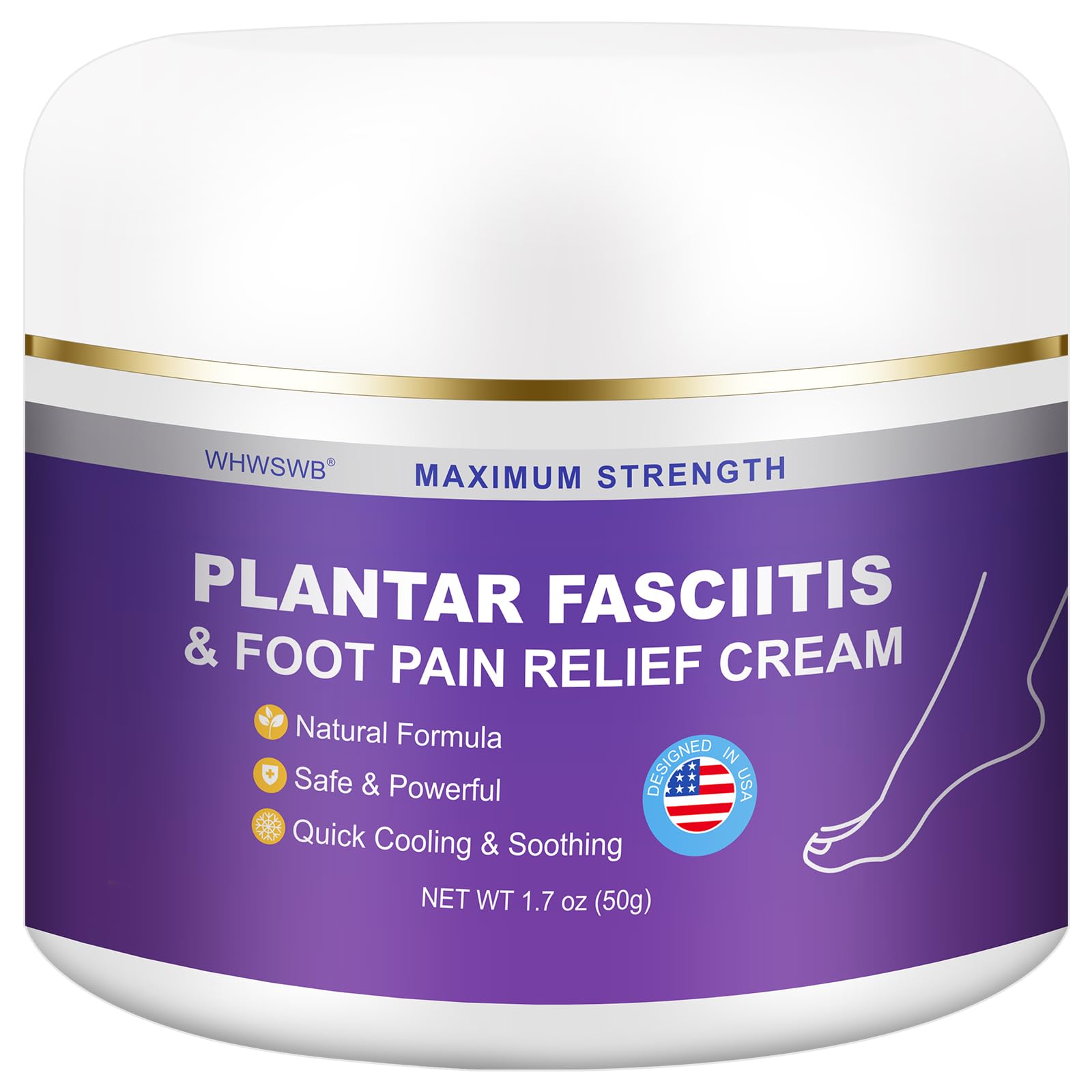Amazon.com: WHWSWB Plantar Fasciitis Relief Cream Heel Relief Cream for ...