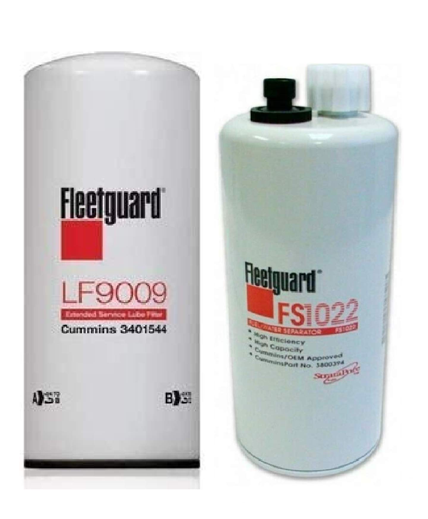 Amazon.com: MK12566 Kit Filters Fleetguard For Cummins (LF9009 - FS1022 ...