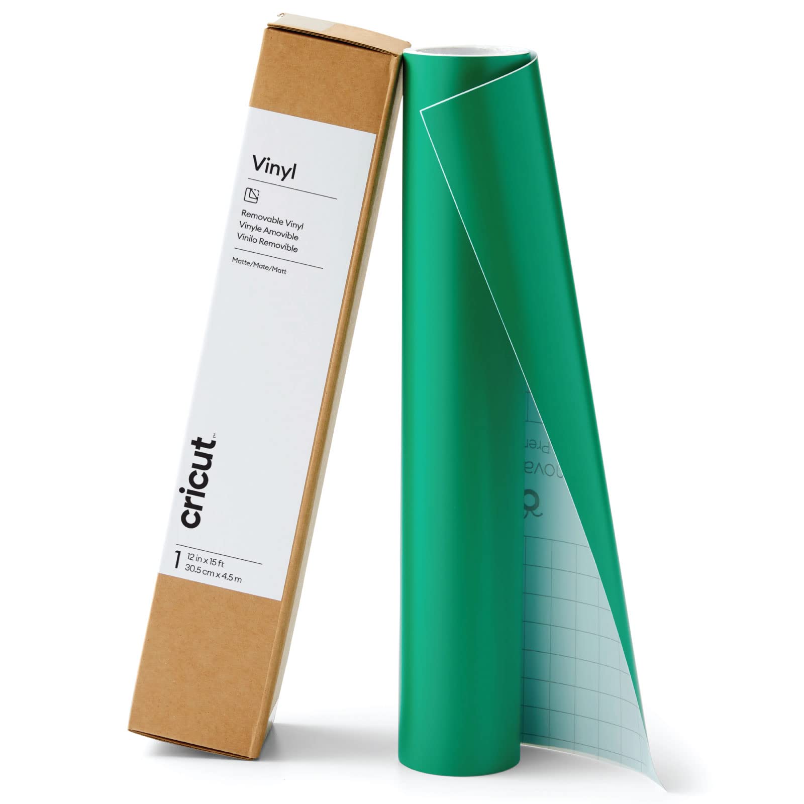 Amazon.com: Cricut Premium Removable Vinyl (12 in × 15 ft), No-Residue ...
