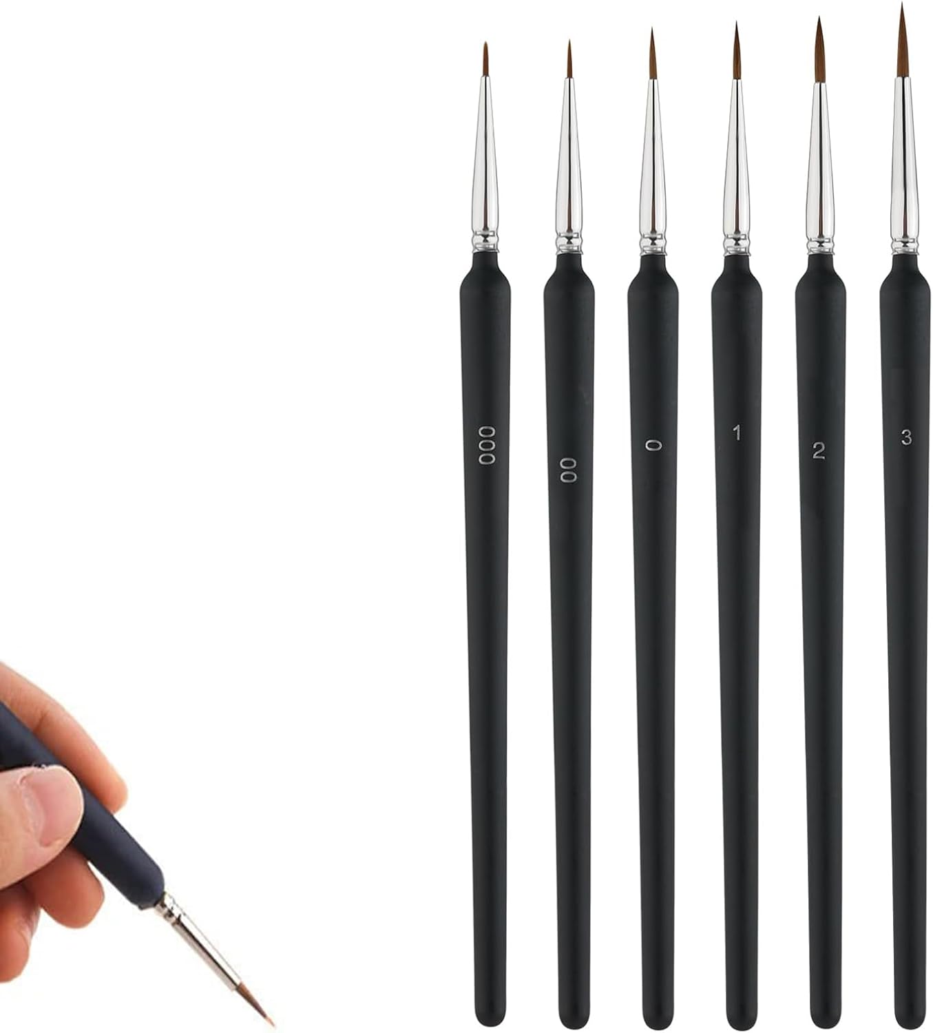 Rlokk Small Paint Brushes, Miniature Paint Brushes Set, Fine Detail ...