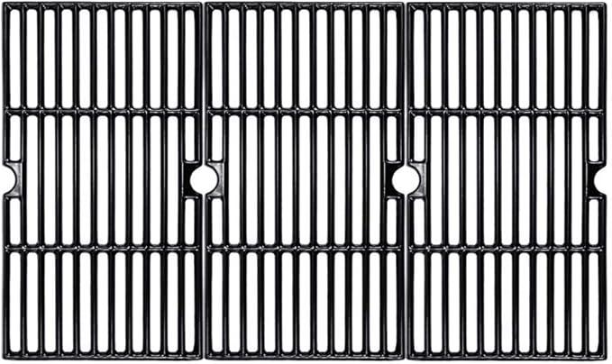 Amazon.com : 16 7/8" Porcelain Enameled Cast Iron Grill Cooking Grates ...