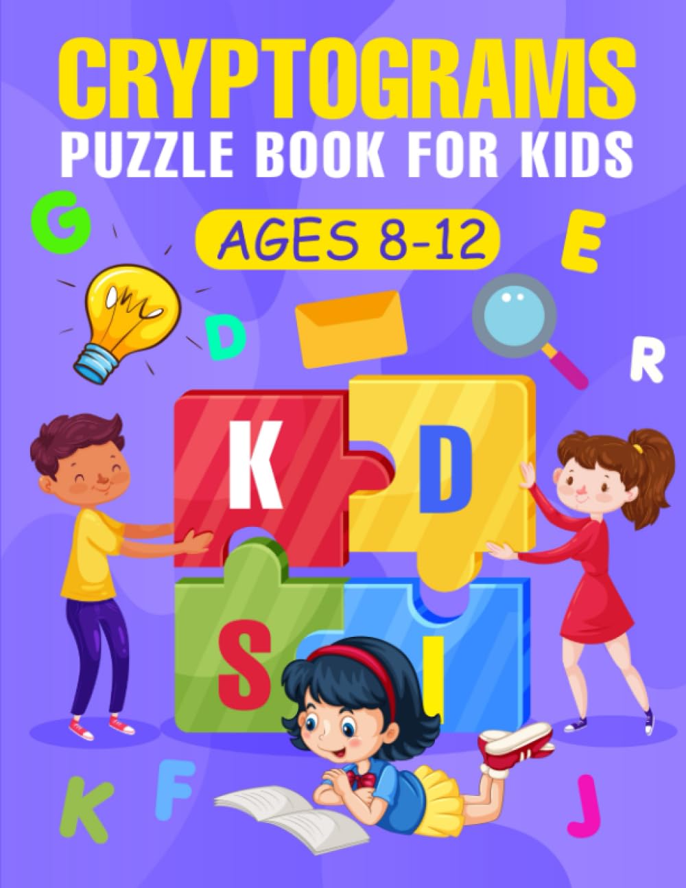 Cryptogram Puzzle Books for Kids: Ages 8-12: WordFish: 9798398494440 ...