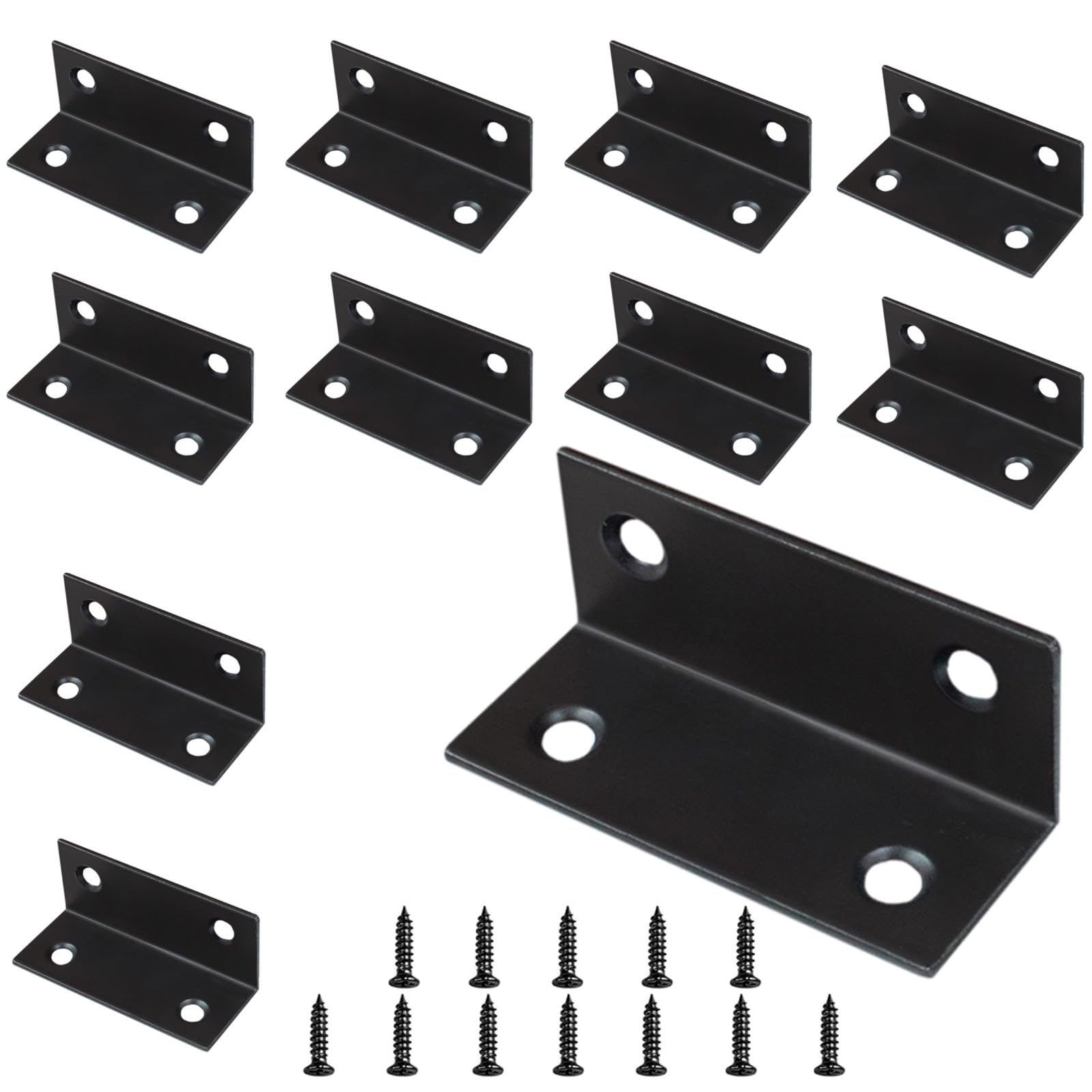 Amazon.com: AUXBC 10PCS L Bracket 2.4"x1" Stainless Steel Corner Brace ...