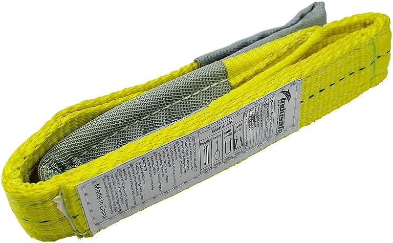 Amazon.com: Indusafe Lift Sling Straps 3ft Flat Web Sling 6200lbs ...