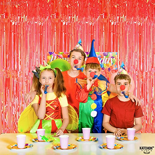 Snapklik.com : XtraLarge Neon Red Streamers - 32x8 Feet, Red Party ...