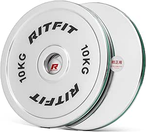 Amazon.co.jp: RITFIT Barbell Plate, Dumbbell Plate, Stainless Steel Weight Plate, Compatible ...