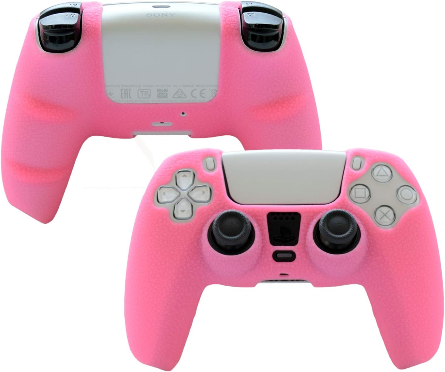 Amazon.com: Pandaren PS5 Controller Cover, Texture Pattern PS5 ...