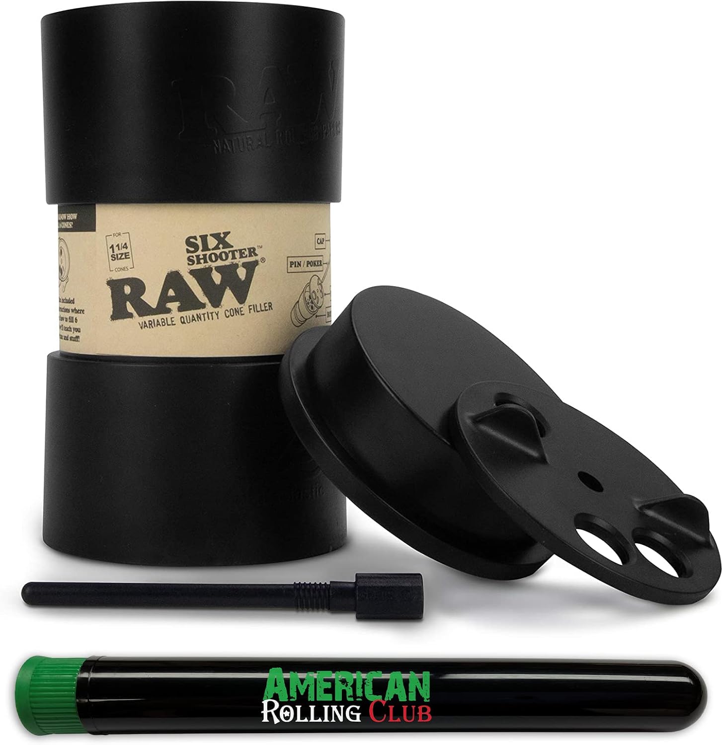 Amazon.com: RAW Six Shooter | 1-1/4 Size | Loader/Filler for PreRolled ...