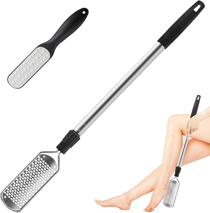 Amazon.com : Foot Rasp with Long Handle, 24" Stainless Steel Foot File ...