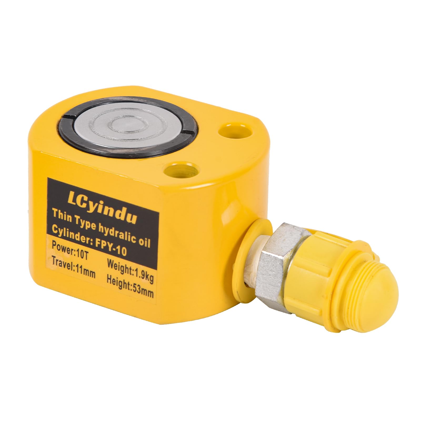 Snapklik.com : 10T Low Profile Stroke Hydraulic Ram Cylinder Jack 0.43 ...